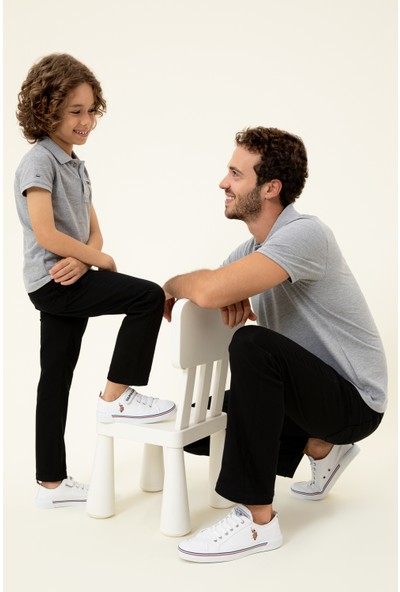 U.S. Polo Assn. Erkek Çocuk Beyaz Ayakkabı 50250122-VR013