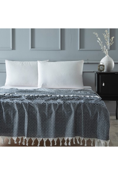 Linens Rouge Tek Kişilik Pike Indigo