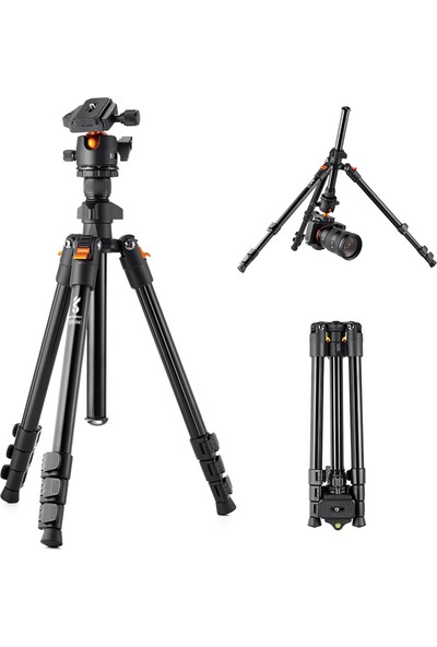 K&f Concept Taşınabilir Kamera Tripod Standı Alüminyum(Yurt Dışından) K&f Concept Taşınabilir Kamera Tripod Standı Alüminyum(Yurt Dışından)