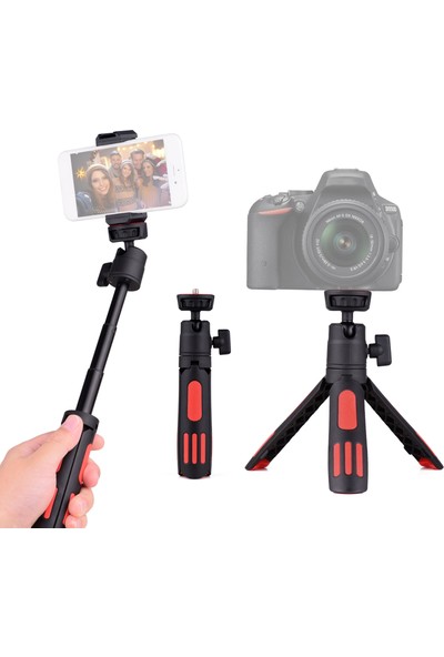 Andoer M12 Taşınabilir Mini Tripod 3 Bölüm Dönebilen(Yurt Dışından) Andoer M12 Taşınabilir Mini Tripod 3 Bölüm Dönebilen(Yurt Dışından)