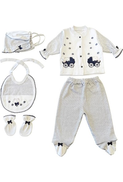 Berlin Shop Sema Bebe 5'li Set - Mavi