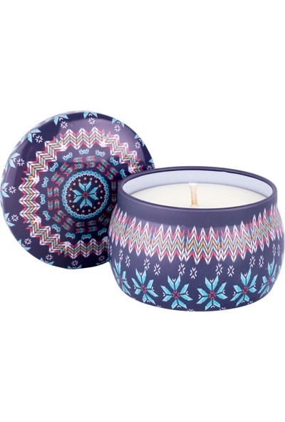 DekoratifKase Lavanta Kokulu Mum