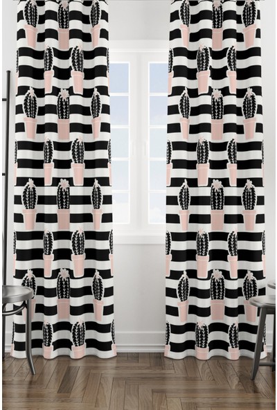 Deccor Evim Dijital Baskılı Tek Taraflı Dekoratif Fon Perdesi Deccor Evim Dijital Baskılı Tek Taraflı Dekoratif Fon Perdesi