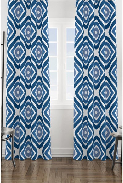 Deccor Evim Dijital Baskılı Tek Taraflı Dekoratif Fon Perdesi Deccor Evim Dijital Baskılı Tek Taraflı Dekoratif Fon Perdesi