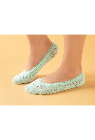 English Home Fairy Pamuk Kadın Babet Çorap 36-40 Mint English Home Fairy Pamuk Kadın Babet Çorap 36-40 Mint