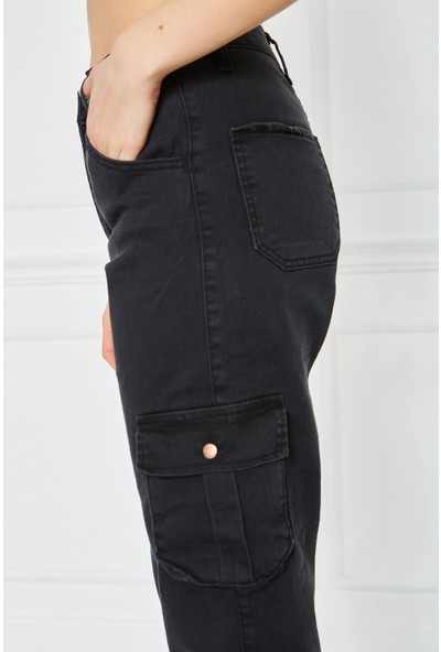 Comstarmoda Kadın Jogger Paça Lastikli Kargo Cepli Gabardin Kadın Pantolon Comstarmoda Kadın Jogger Paça Lastikli Kargo Cepli Gabardin Kadın Pantolon