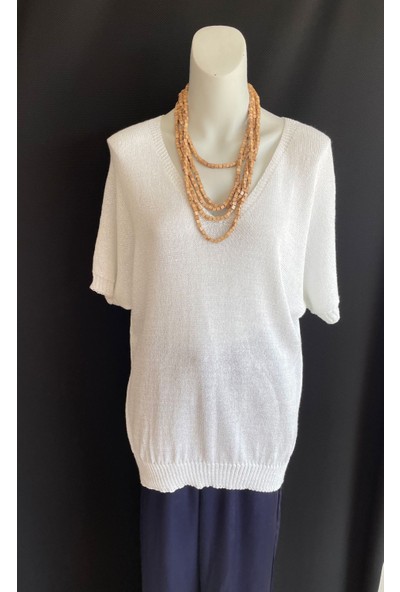 Comfortera Beyaz Merserize Triko