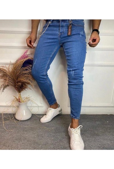 Papyon Erkek Mavi Skinny Fit Kot Pantolon Papyon Erkek Mavi Skinny Fit Kot Pantolon