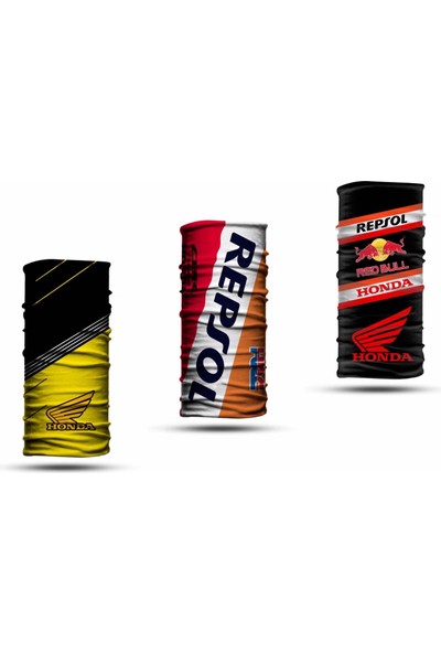 Dair Aksesuar 3'lü Repsol Boyunluk Bandana