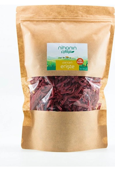 Katkısız El Kesmesi Unlu Ev Eriştesi 500 gr (Pancarlı) Katkısız El Kesmesi Unlu Ev Eriştesi 500 gr (Pancarlı)