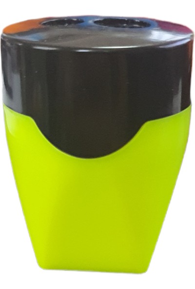 Cmk U4 Neon Çift Bıçaklı Atık Hazneli Kalemtraş