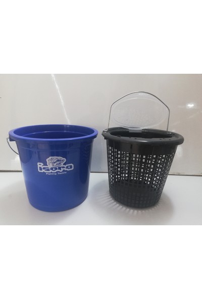 İsoro Balıkçı Kovası 6 Lt. Süzgeçli 25X25 Mavi İsoro Balıkçı Kovası 6 Lt. Süzgeçli 25X25 Mavi