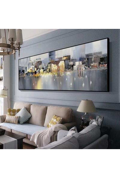 Home In Joy Yağlı Boya Tablo El Yapımı Home In Joy 133 x 65 Cm Home In Joy Yağlı Boya Tablo El Yapımı Home In Joy 133 x 65 Cm