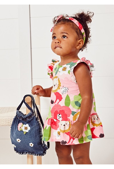 Mayoral Kız Denim Sırt Çantası 10200