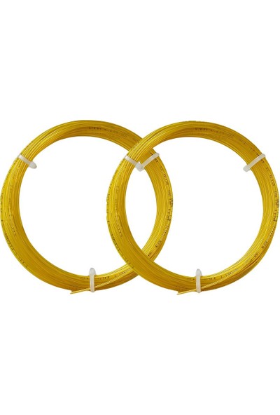2 Adet Wilson Poly Gold 1,30 Mm. Raket Kordajı 12 Metre Altın Sarısı 2 Adet Wilson Poly Gold 1,30 Mm. Raket Kordajı 12 Metre Altın Sarısı