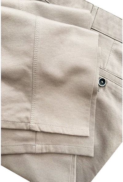 Varetta Erkek Gri Keten Klasik Kesim Pantolon
