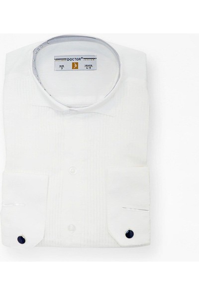 Doctor Junior Piliseli Ata Yaka Gömlek