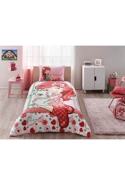 Taç Lisanslı Complete Set Tek Kişilik Strawberry Shortcake Taç Lisanslı Complete Set Tek Kişilik Strawberry Shortcake