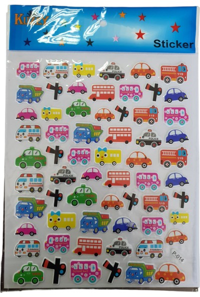 Cmk A4 Ebat Kabartmalı Sticker Seti Cmk A4 Ebat Kabartmalı Sticker Seti