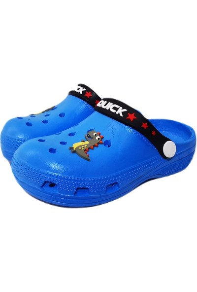 Anlaşspor Erkek Çocuk Mavi Desenli Sandalet Terlik A1412-05