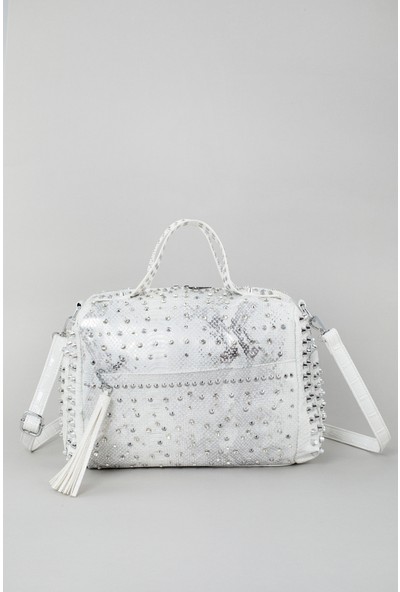 Ççs Taşlı Kadın Kol ve Omuz Çantası