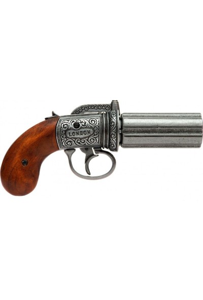 Denix 6 Namlu England 1840 Pistol 22CM Koleksiyon Obje Denix 6 Namlu England 1840 Pistol 22CM Koleksiyon Obje