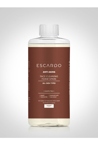 Escardo Anti Aging Yüz Temizleme Köpük Yedeği 200 ml Escardo Anti Aging Yüz Temizleme Köpük Yedeği 200 ml