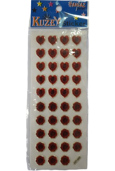 Cmk 3D Kabartmalı Sticker Seti Gül A009 Cmk 3D Kabartmalı Sticker Seti Gül A009