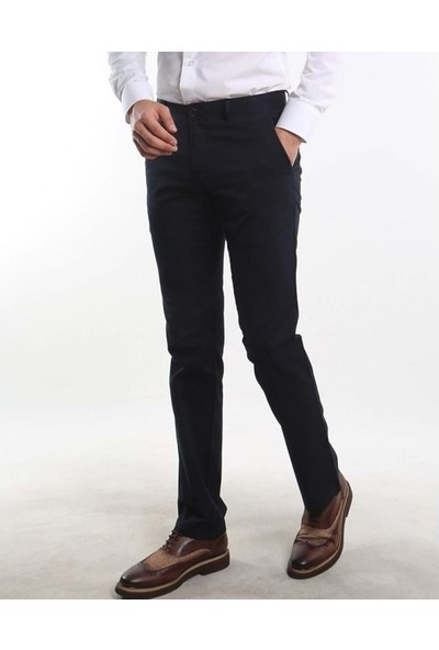 Teleferıc 07 Erkek Regular Fit Lacivert Keten Pantolon Teleferıc 07 Erkek Regular Fit Lacivert Keten Pantolon