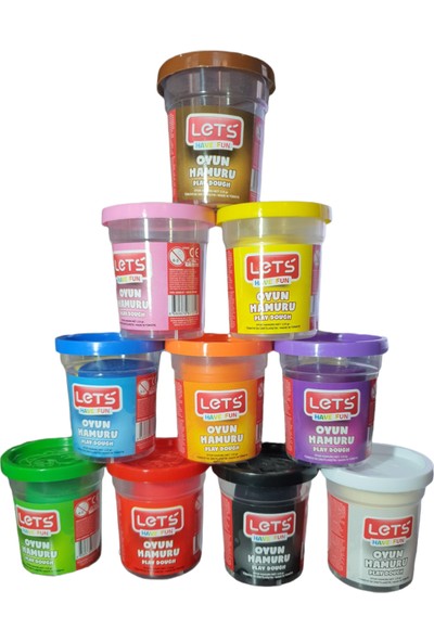 Let's Oyun Hamuru Seti 10'lu Paket