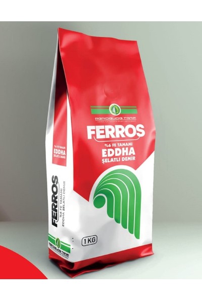 Agrodal Tarım Ferros 6 Fe Tamamı Eddha Şelatlı Demir 1 kg
