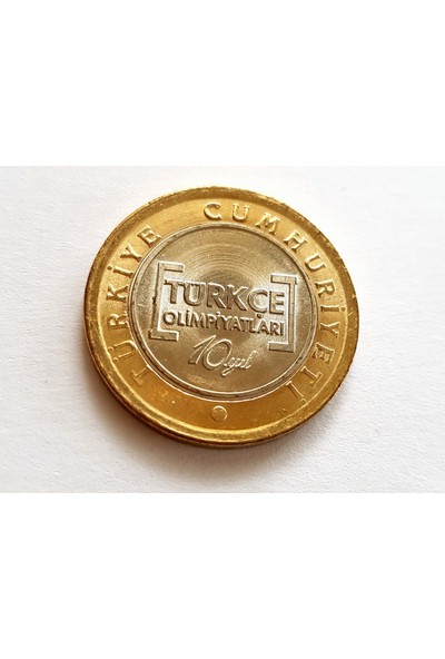 Trakya Koleksiyon Türkçe Olimpiyatları 10.yılı 2012 1 Tl Bimetal Çil Trakya Koleksiyon Türkçe Olimpiyatları 10.yılı 2012 1 Tl Bimetal Çil