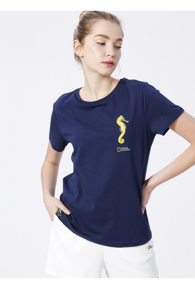 National Geographic T-Shir, Xl, Lacivert