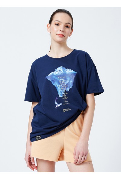 National Geographic T-Shir, Xl, Lacivert National Geographic T-Shir, Xl, Lacivert