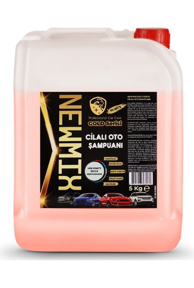 Newmix Nevmix Gold Serisi Cilalı Oto Şampuanı 5 kg Newmix Nevmix Gold Serisi Cilalı Oto Şampuanı 5 kg