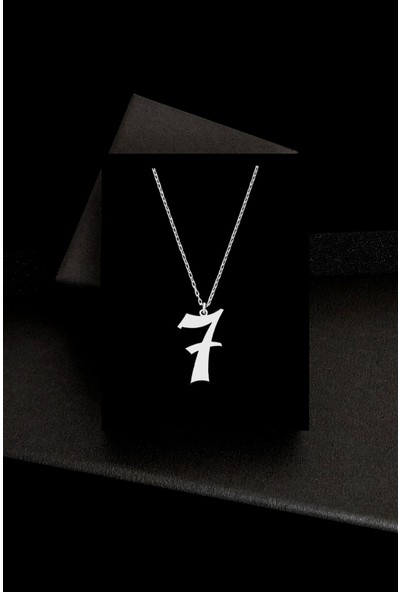 Market Of Universe Unisex 925 Ayar Gümüş Uğurlu Sayı Rakam Kolye Market Of Universe Unisex 925 Ayar Gümüş Uğurlu Sayı Rakam Kolye