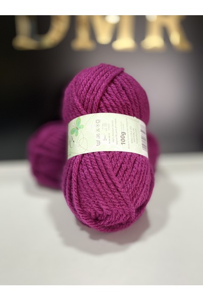DMR 200GR Ihraç Fazlası Makarna El Örgü Ipi - Mor