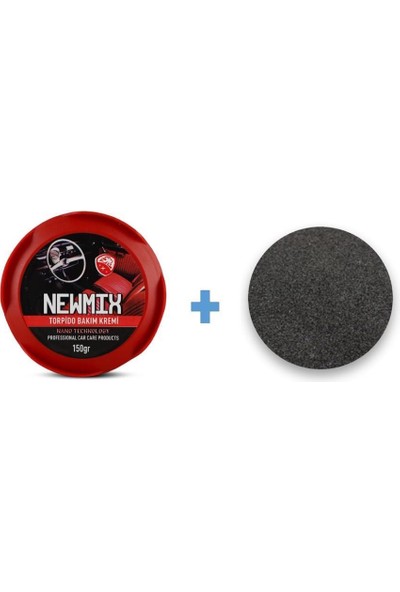 Newmix Nevmix Torpido Bakım Kremi NANO-150GR-UYGULAMA Süngeri Newmix Nevmix Torpido Bakım Kremi NANO-150GR-UYGULAMA Süngeri