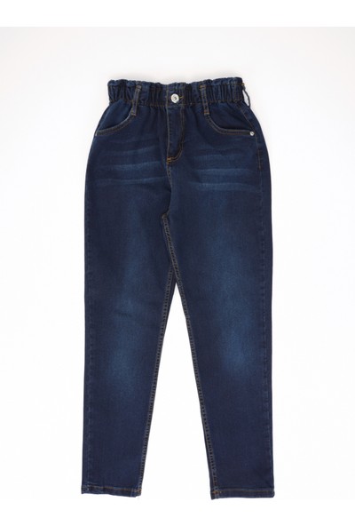 Yenikoza 2027 Bel Lastikli 6-14 Yaş Kız Çocuk Jean Pantolon Yenikoza 2027 Bel Lastikli 6-14 Yaş Kız Çocuk Jean Pantolon