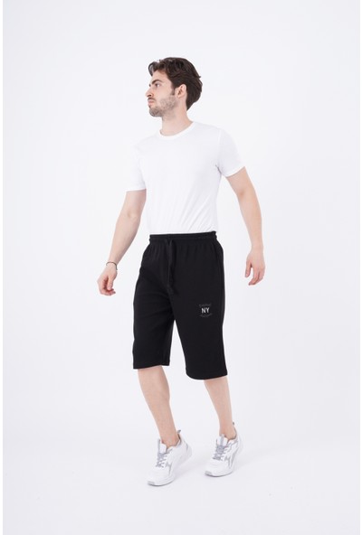Yenikoza Waffle Erkek Penye Bermuda