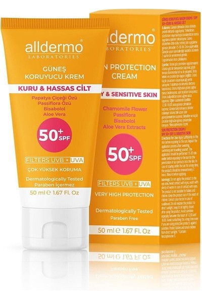 Alldermo Kuru Hassas Cilt Güneş Koruyucu Krem Spf 50 50 ml Alldermo Kuru Hassas Cilt Güneş Koruyucu Krem Spf 50 50 ml