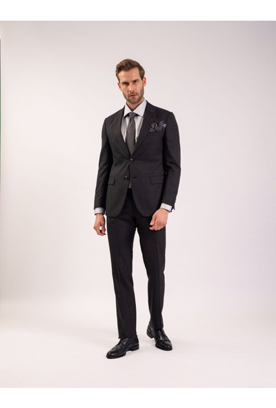 Karaca Erkek 6 Drop Takım Elbise 111341601-07 Siyah