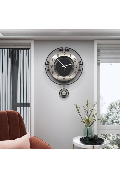 Kıvırcık Premium Sallanır Sarkaçlı Duvar Saati Kıvırcık Premium Sallanır Sarkaçlı Duvar Saati