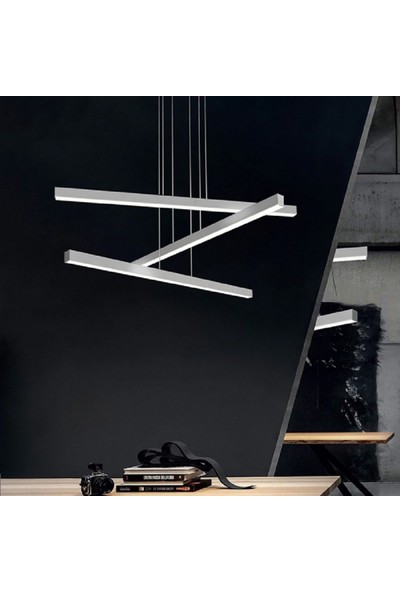 DCT30303 54W 3000K (Gün Işığı) Üç Çubuklu LED Sarkıt Avize DCT30303 54W 3000K (Gün Işığı) Üç Çubuklu LED Sarkıt Avize