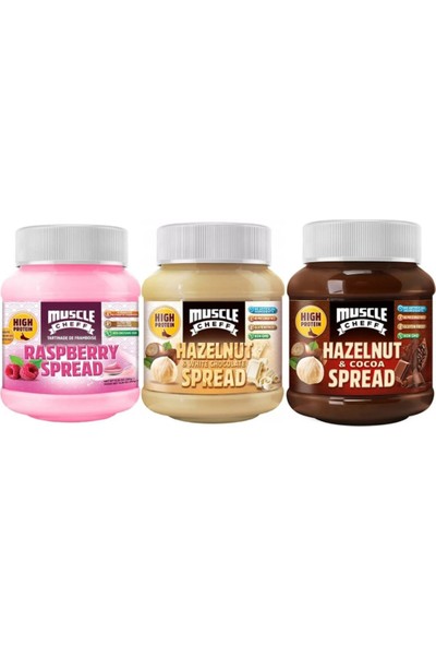 Muscle Cheff Sürülebilir Ezme Paketi 3’lü Muscle Cheff Sürülebilir Ezme Paketi 3’lü