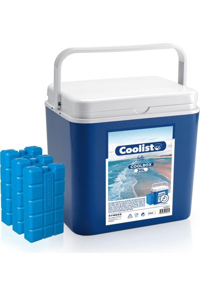 Coolist CLB30SET 30 Litre Buzluk + 3 Adet 400GR. Buz Kaseti