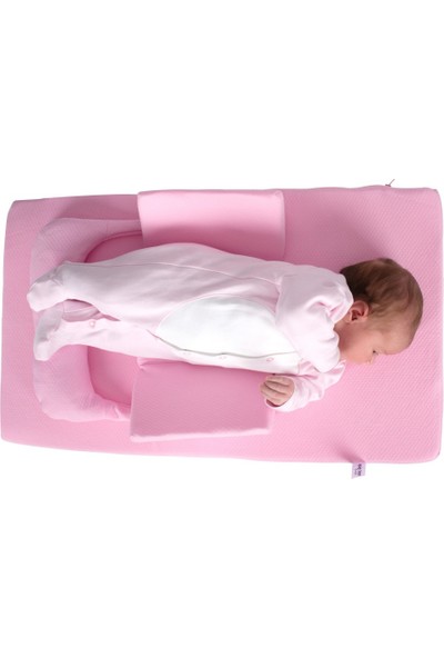Sevi Bebe Çok Fonksiyonlu Reflü Yatağı (Kiraz Çekirdekli) ART-9021 Pembe Sevi Bebe Çok Fonksiyonlu Reflü Yatağı (Kiraz Çekirdekli) ART-9021 Pembe