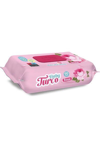 Baby Turco Islak Havlu Gül 90'lı x 6 Adet Baby Turco Islak Havlu Gül 90'lı x 6 Adet