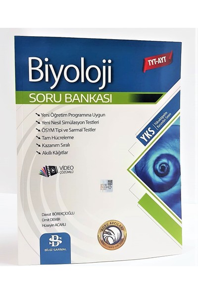 Bilgi Sarmal Yayınları TYT-AYT 2023 Biyoloji Soru Bankası Güncellenmiş Yeni Bilgi Sarmal Yayınları TYT-AYT 2023 Biyoloji Soru Bankası Güncellenmiş Yeni