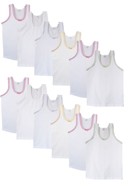 Bkmc 12LI Geniş Askılı Kız Çocuk Atlet Pamuklu Fanila Bkmc 12LI Geniş Askılı Kız Çocuk Atlet Pamuklu Fanila